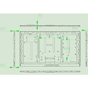 SANZAMELIN 43 inch 1920 * 1080 TFT LCD Module Screen with LVDS Interface Display and IPS Viewing Angle Panel