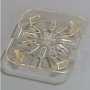 Carlisle FoodService Products 3089613 StorPlus High Heat Drain Shelf, Sixth Size, Amber