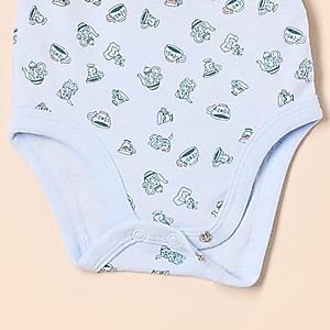 Amazon Essentials Disney | Marvel | Star Wars | Princess Baby Girls' Sleeveless Bodysuits, Pack of 6, Alice Tea Party, 24 Months