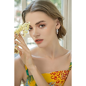 Sterling Silver High Polished Half Round-Tube Click-Top Light Hoop Earrings, 5x30mm