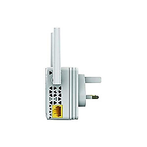 NETGEAR EX3700-100UKS AC750 WiFi Range Extender 802.11n/ac 1-Port Wall-plug External Antennas