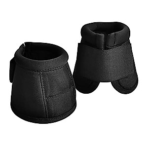 Leberna 2520D Horse Bell Boots No-Turn Horse Bell Boots, Equine Ballistic Hoof Overreach Bell Boots