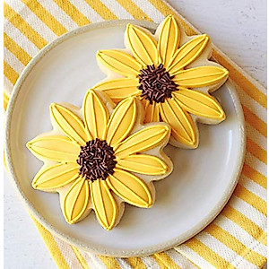 Sunflower Cookie Cutter 3.5" Made in USA by Ann Clark