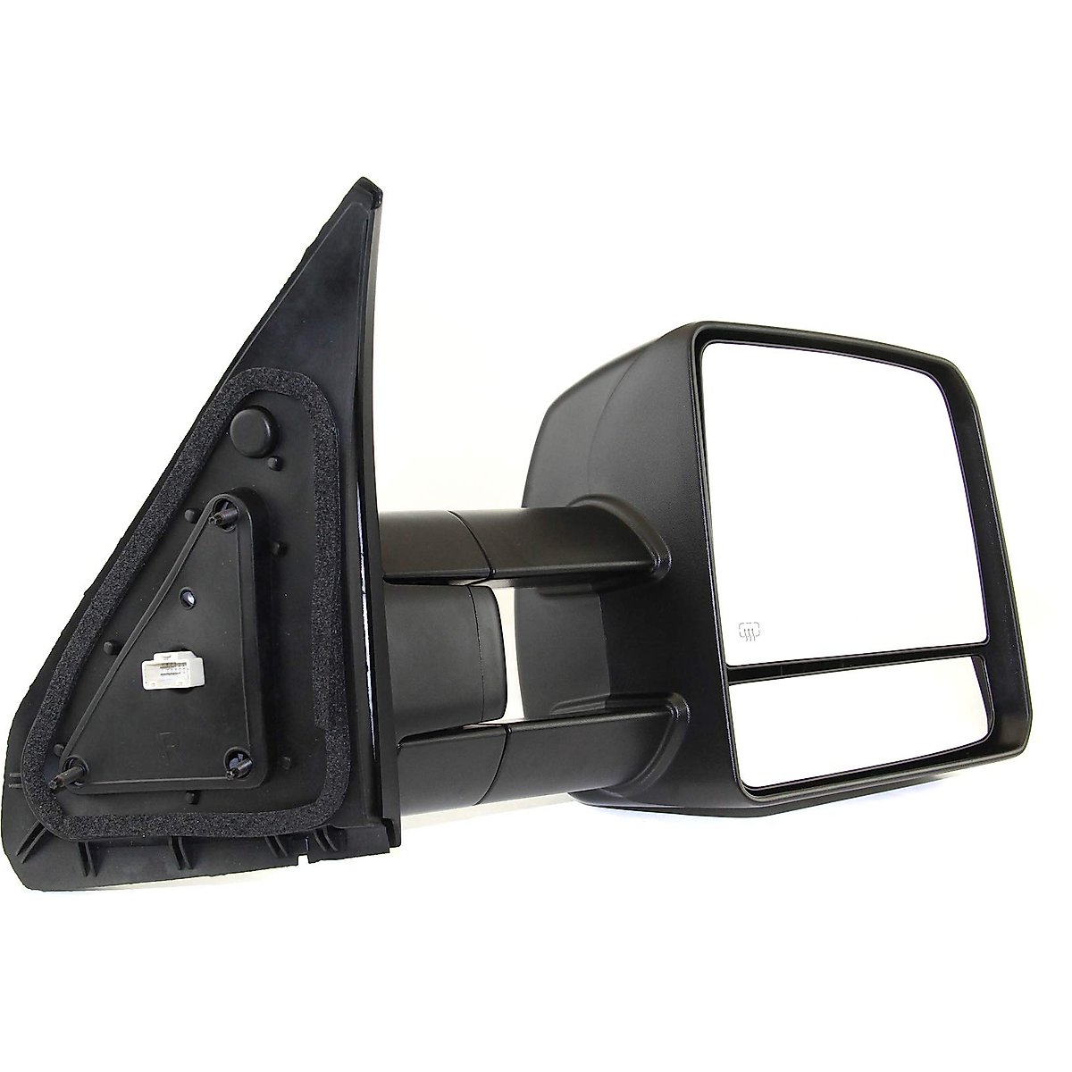 Kool Vue Driver & Passenger Side Power Heated Towing Mirrors for Toyota Tundra 2007-2021 With Signal Light Textured Standard Cab