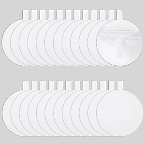 24 Pcs 2 Layers Refill Glue Boards 4.3 Inches Fly Glue Boards Mosquito Trap Glue Board Sticky Refillable Glue Board, Suitable for Most Mosquito Lamps