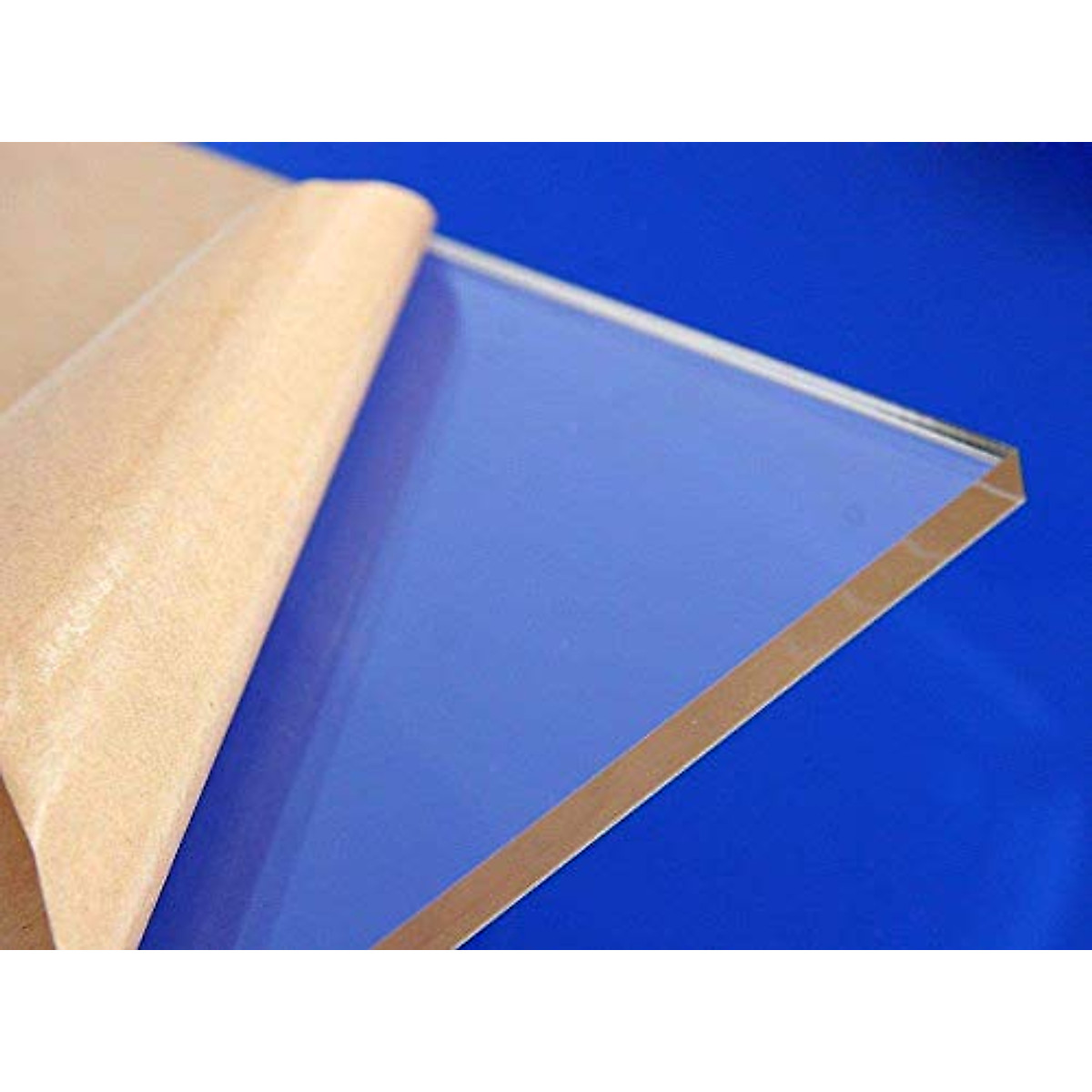 1/8" (3mm) Clear Acrylic Sheet 12"x12" Cast Plexiglass (0.118") Thick Nominal Size AZM