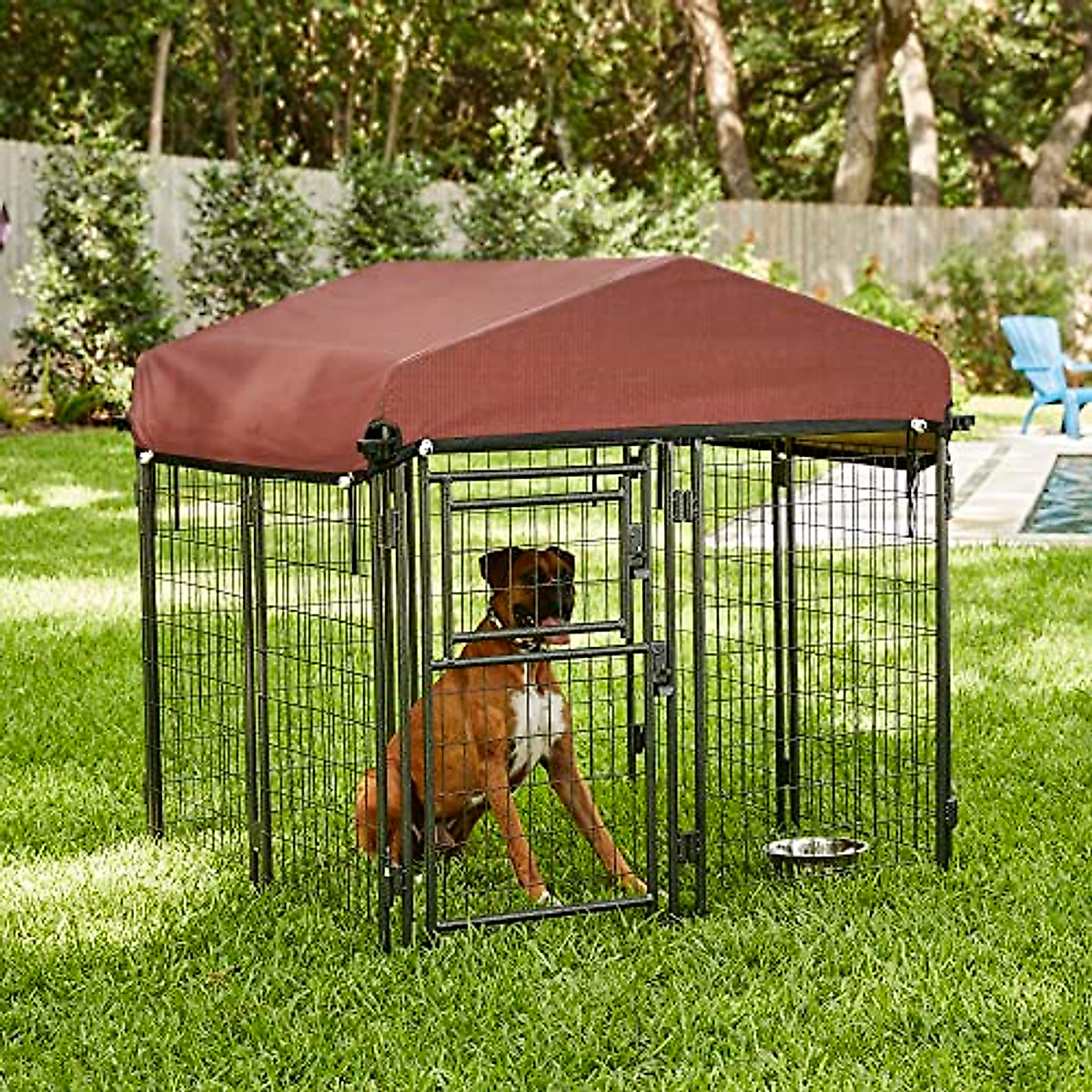 TWO by TWO Haven Expandable Kennel, Black, Medium