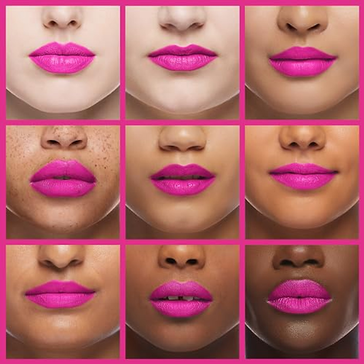 Oulac Matte Barbie Pink Lipstick for Women, Liquid Long Lasting Lip Stick Waterproof, Smudge-Proof, Creamy High Pigmented Formula with Rose Oil, Vegan & Cruelty-Free,Pink M06