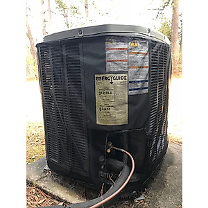 MESH Air Conditioner Cover: CUSTOM AC Cover designed to PROTECT coils from clogging - leaves, grass, cottonwood, dust and debris