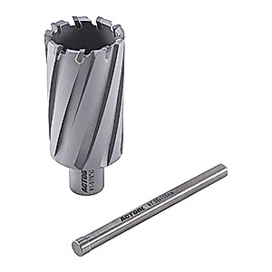 ACTOOL 1-9/16'' Diameter x 2'' Depth of Cut Carbide Tipped TCT ANNULAR Cutter with 3/4'' Weldon Shank