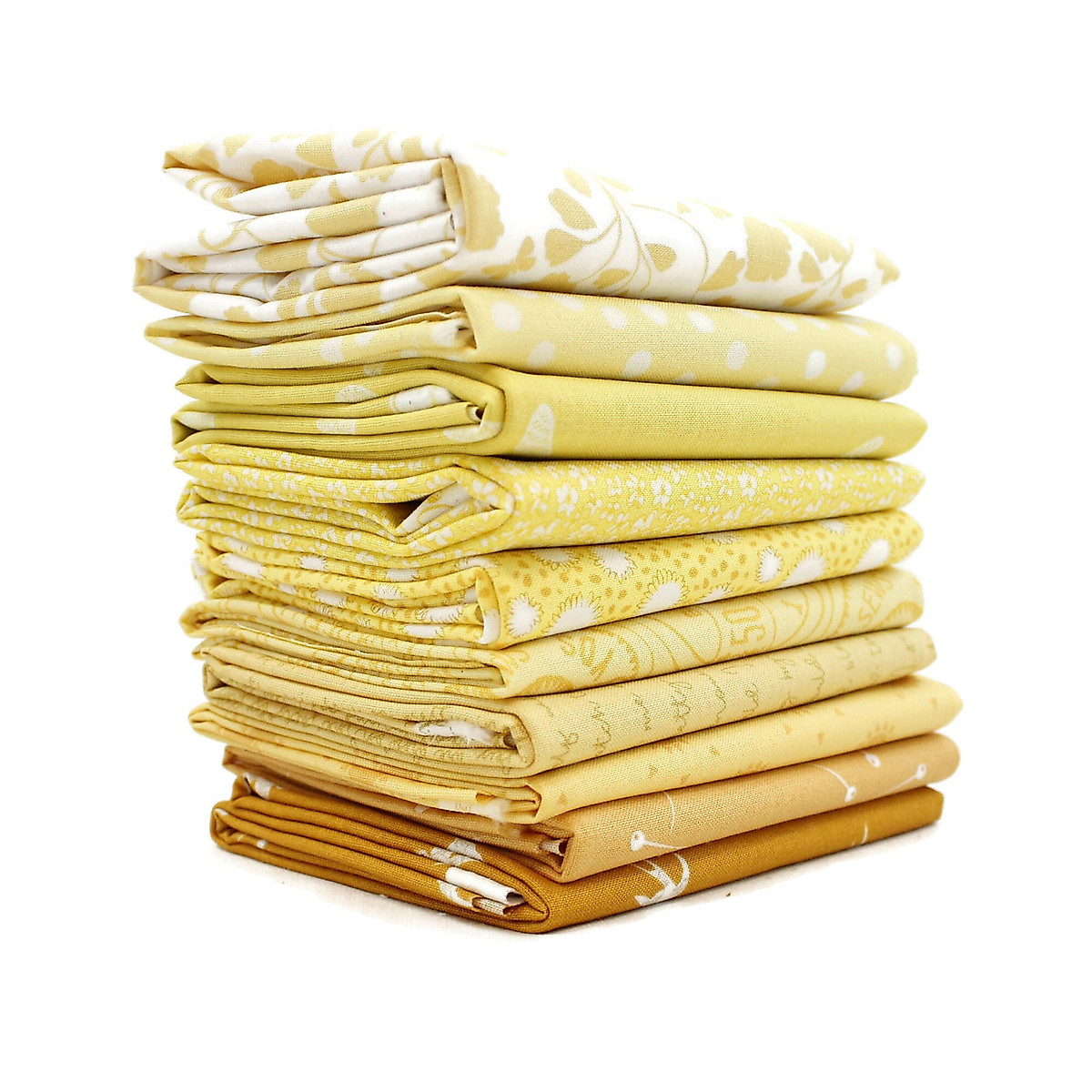 Southern Fabric Yellow Scrap Bag (Approx 2 Yards) by Mixed Designers DIY Quilt Fabric