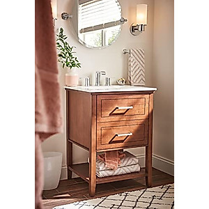 Moen Genta LX Chrome Modern 6.8-Inch Length Hand-Towel Bar for Bathroom or Kitchen, BH3886CH