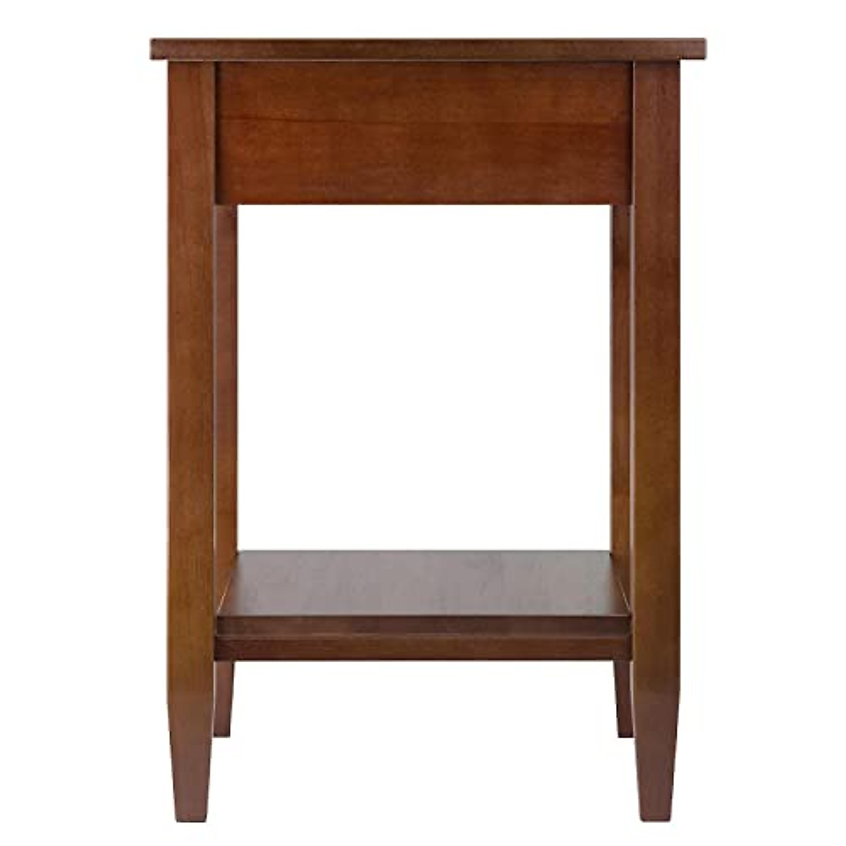 Winsome Richmond 25.98 x 17.95 x 18.68-Inch Wood End Table Tapered Leg, Antique Walnut (94118)