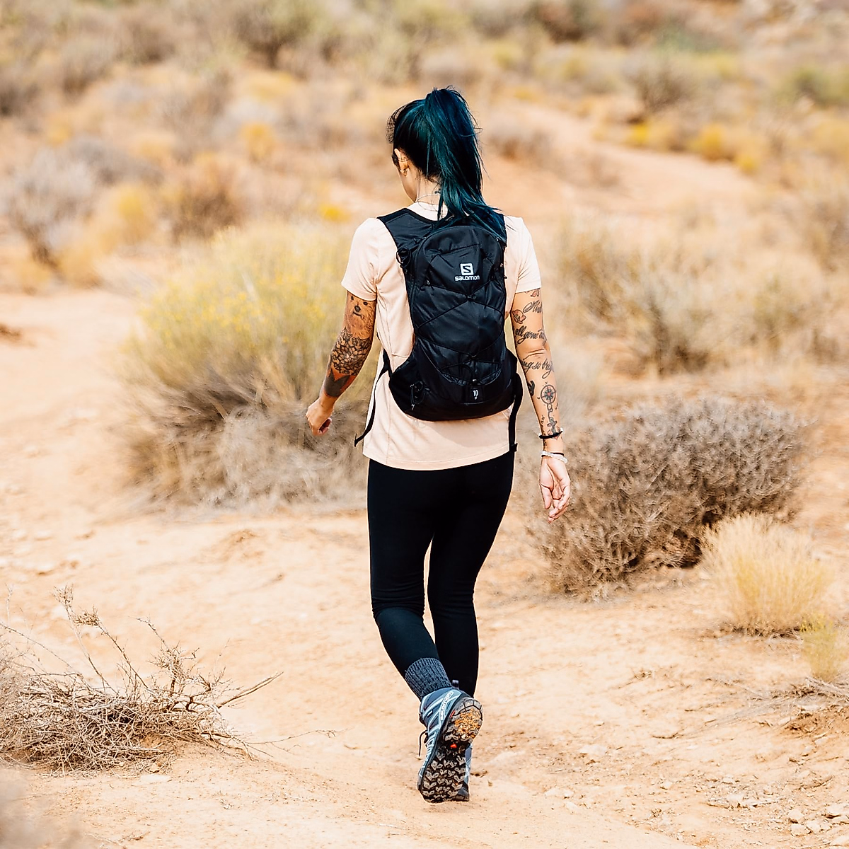 Salomon Women's X ULTRA PIONEER MID CLIMASALOMON™ WATERPROOF Hiking Boots for Women, Ebony / Stormy Weather / Wine Tasting, 6.5