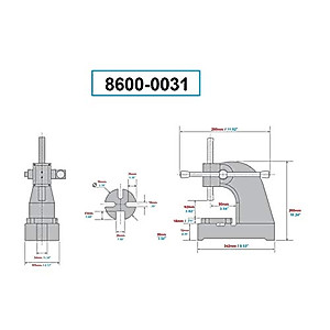 HHIP 8600-0031 Heavy Duty Arbor Press, .5 Ton Capacity, 10" Height (Pack of 1)