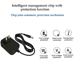 12V Supply for Kids Ride On Car,Battery Charger for Best Choice Products Wrangler SUV Sports Car Farm Tractor Ride On Toys Car Truck Kidzone Motorcycle Variety of Electric Baby Carriage Power Adapter