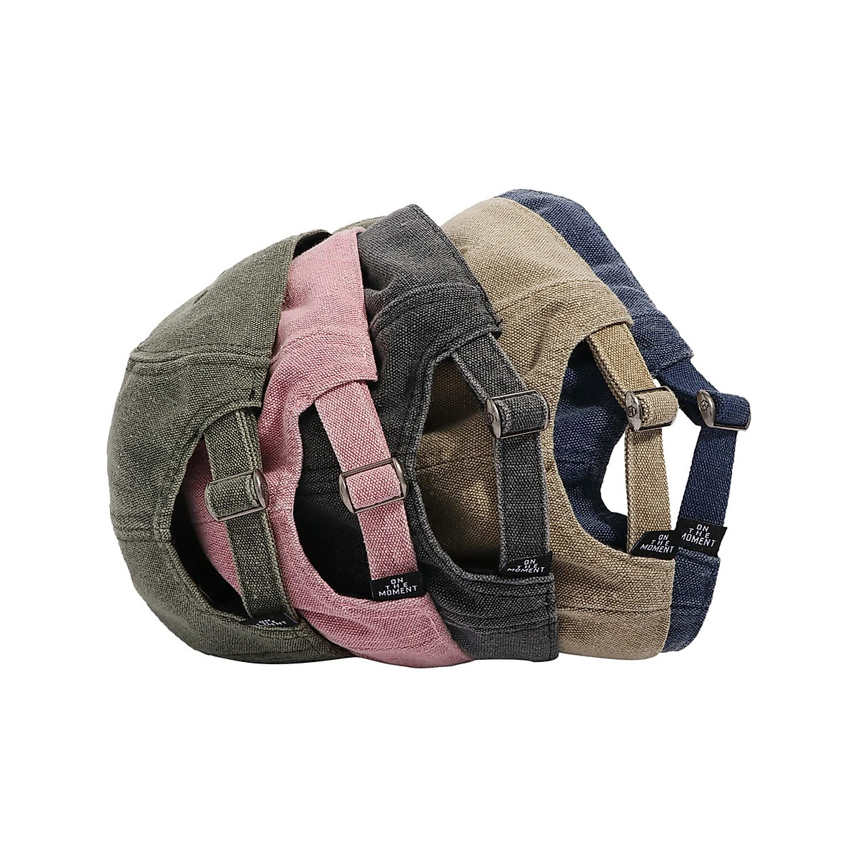 CLAPE Snapback Trucker Hat Adjustable 5 Panel Hats Unisex Hip Hop Flat Bill Brim Baseball Cap Classic Strapback Camper Caps Outdoor Sports Hat Cap Khaki