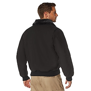 Rothco Vintage B-15A Bomber Jacket, Black, X-Large