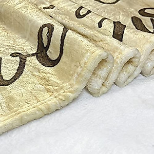 Gifts for Wife,to My Wife bed throw Blanket-Valentine's Mother's Day Halloween Christmas Birthday Gifts for Wife,Wedding Anniversary Romantic Gifts,Healing Thoughts Blanket Presents for Her(55"x71")