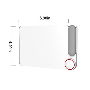 Viionlg 5X Magnifying Sheet for Reading, Full Page Magnifier for Reading for Seniors, Eye Candy Magnifier As Seen On Tv, Fresnel Lens, Perfect Folding Handheld Gifts for Low Vision Person