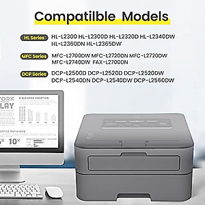 VynnZone Extra High Yield TN660 Toner 5200 Pages Toner Cartridge Replacement for Brother TN630 for HL-L2380DW HL-l2300D HL-L2340DW HL-L2320D MFC-L2700DW MFC-L2740DW MFC-L2707DW Printer (2 Pack, Black)