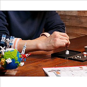 nanoblock - Space - Planet Earth & The Moon, Advanced Hobby Series Building Kit