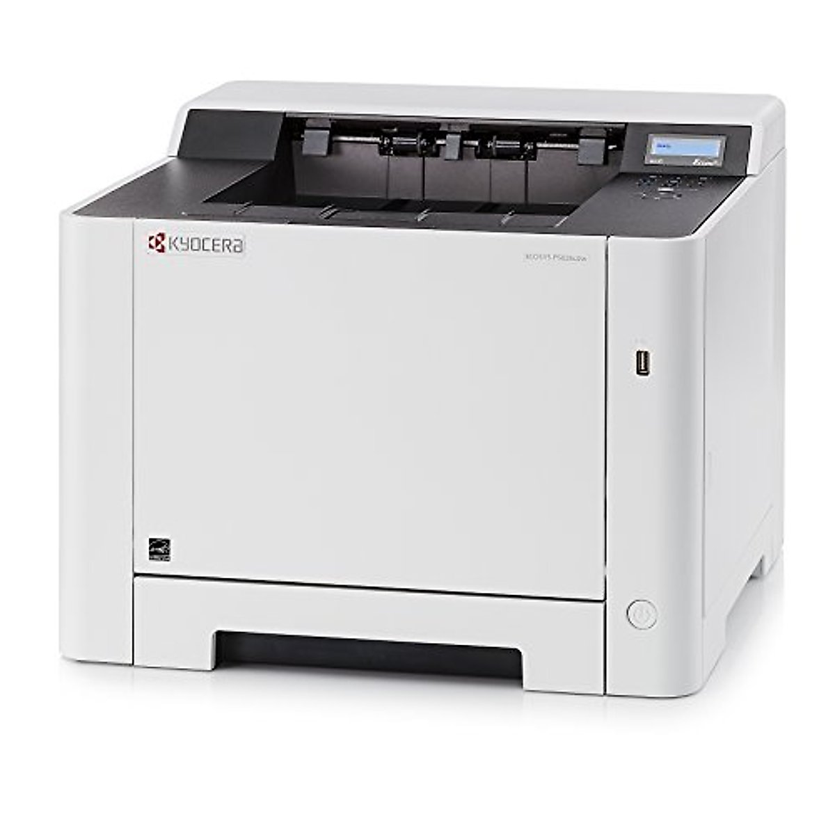 Kyocera ECOSYS P5026cdw Color Network Laser Printer, 27 ppm, Standard 1200dpi, Standard Duplex, Gigabit Ethernet, USB, Wireless & Wi-Fi Direct, Mobile Print, 512 MB Memory, 2 Line LCD Screen