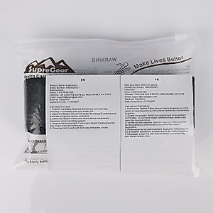 supregear Arm Sling, Adjustable Collar and Cuff Sling Immobilizer Lightweight Neck Support Simple Arm Sling Breathable Medical Shoulder Support for Men Women, One Size Fits All, Black