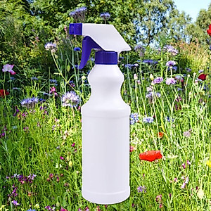 4pcs 500ml 16oz Plastic Spray Bottle Heavy Duty Empty Spraying Bottles Sprayer Cleaning Solutions Mist Water Bottles Industrial Laboratory Spray Bottles