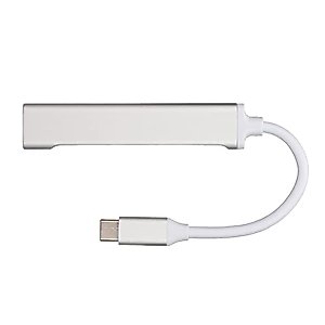 USB C Hub, 4 in 1 USB Docking Station for Printer for Keyboard for Tablet(Silver)