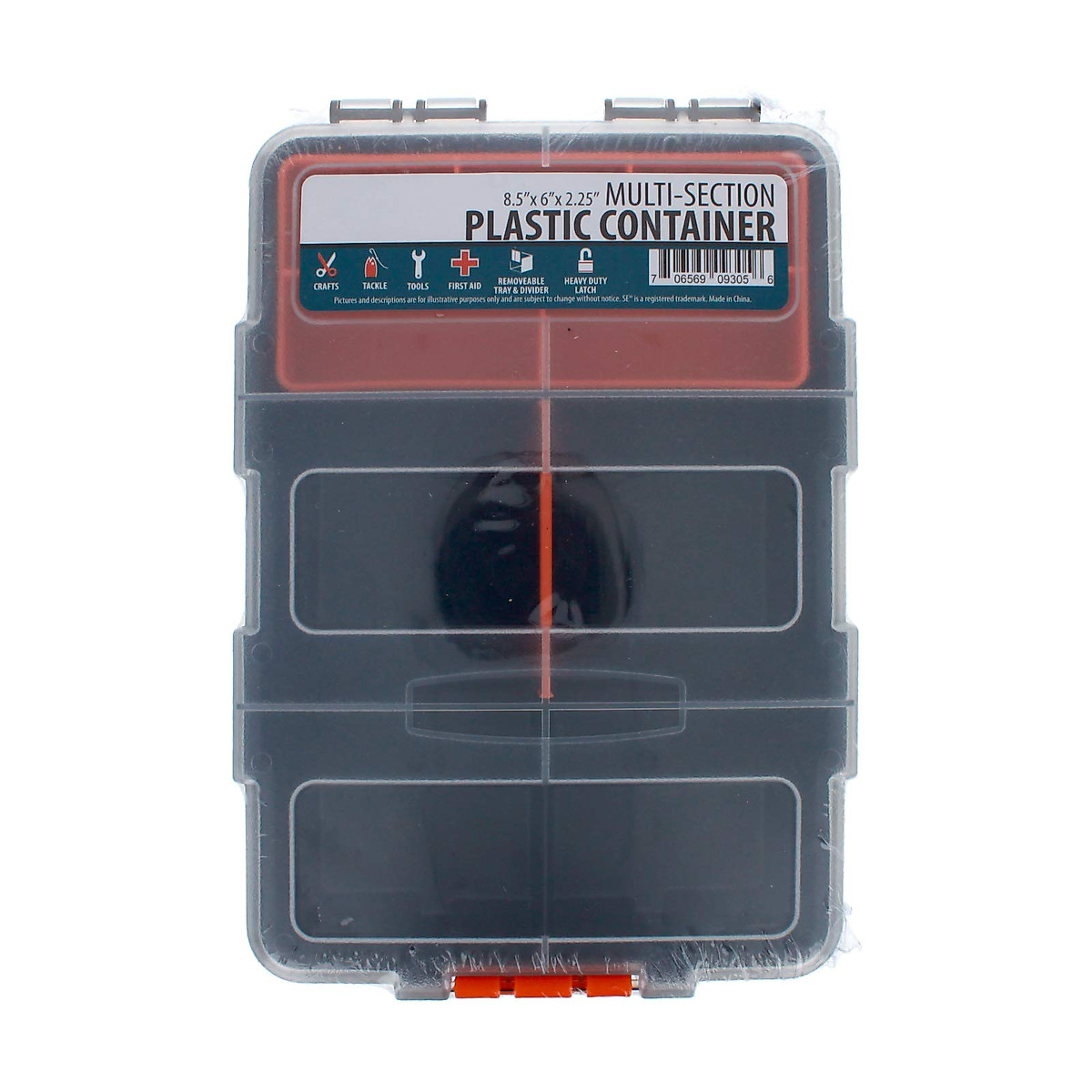 Hobby Craft Storage Toolbox Multi-section Tool Organizer