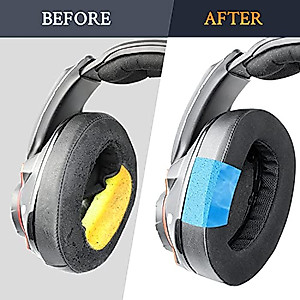 SOULWIT Cooling Gel Earpads Replacement for Sennheiser GSP500, GSP550, GSP600, GSP 670 Gaming Headset, Ear Pads Cushions for EPOS H6 Pro, GSP601, GSP602 Headphones