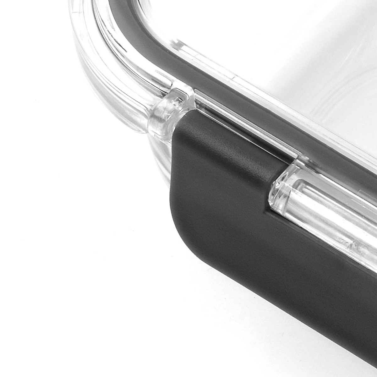 Zyliss Glass Container, Shatterproof Glass, Airtight Food Storage Box with Sealable Lid, Microwave Safe, BPA Free, Freezer Safe, Fridge Storage, Food Container, 6.3in x 4.7in x 2", 12.5oz