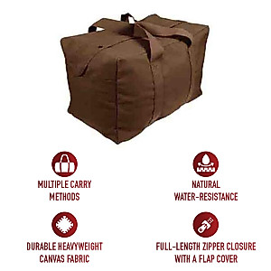 Rothco 3523: Canvas Parachute Cargo Bag