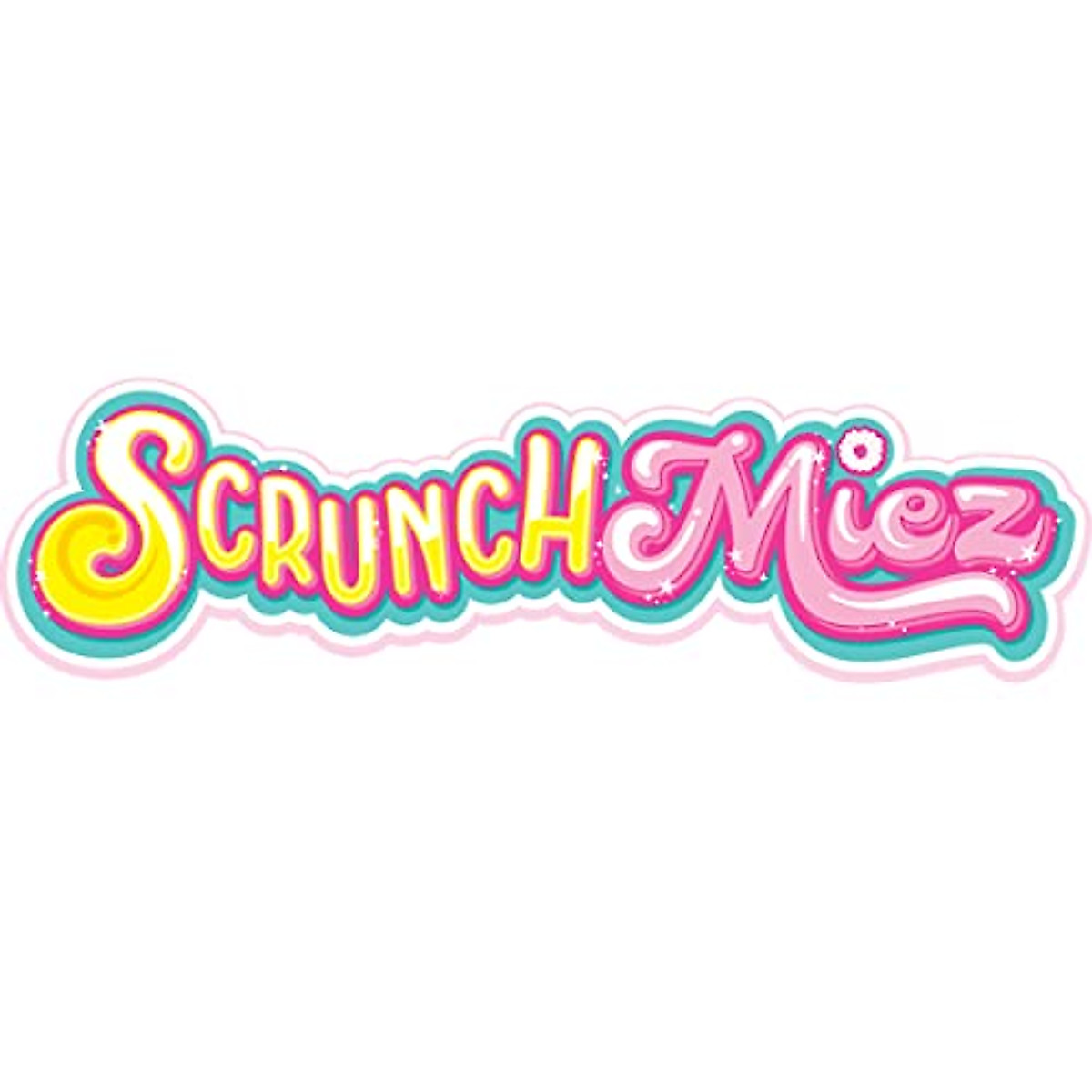 SCRUNCHMIEZ 96553 Seven Pack, Exclusive Magically transforms from Hair Scrunchie to Cute Plush Friend as Well as Backpack Clip. So Many Characters to Collect & wear