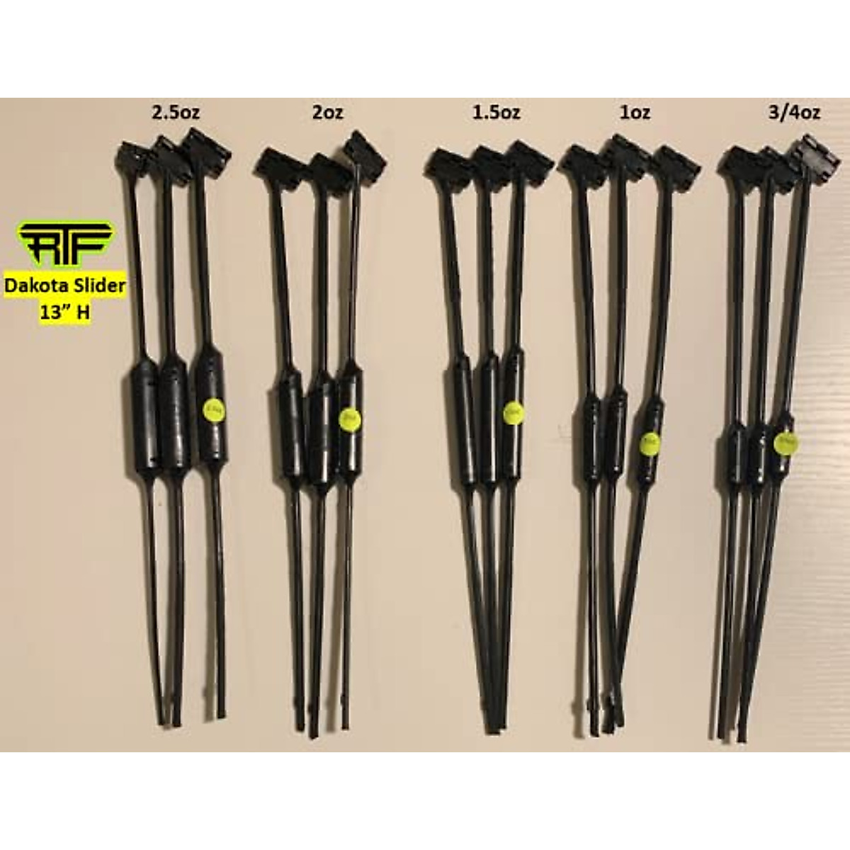 Runs True Fishing RTF - Dakota Flash Bouncer - Dakota Slider Bouncer - Tackle Wrap Bag (39pcs - Dakota Flash Slider Kit)