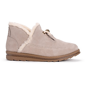 MUK LUKS womens Muk LuksÃ‚® Women's Ziggy Sunset Blvd. Booties Fashion Boot, Stone, 10 US