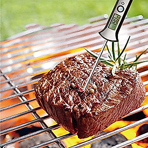 OZELS Meat Thermometer for Cooking, Instant Read Food Thermometer with Backlight Waterproof, Kitchen Digital Candy Thermometer for Grill BBQ Baking Water Milk Smoker Oil Deep Fry Liquids Turkey