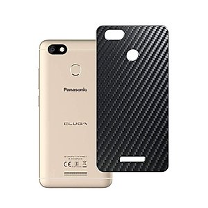 Puccy 2 Pack Back Screen Protector Film, compatible with Panasonic ELUGA A4 Black Carbon TPU Guard Cover （ Not Tempered Glass/Not Front Screen Protectors ）