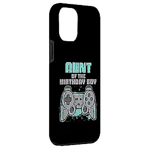 iPhone 14 Pro Max Aunt Birthday Boy Gamer Party Family Matching Gift Women Case