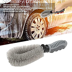 Soft Wheel Brush, Car Soft Wheel Tire Cleaner Brush Interior Exterior Universal for Home Motorcycles