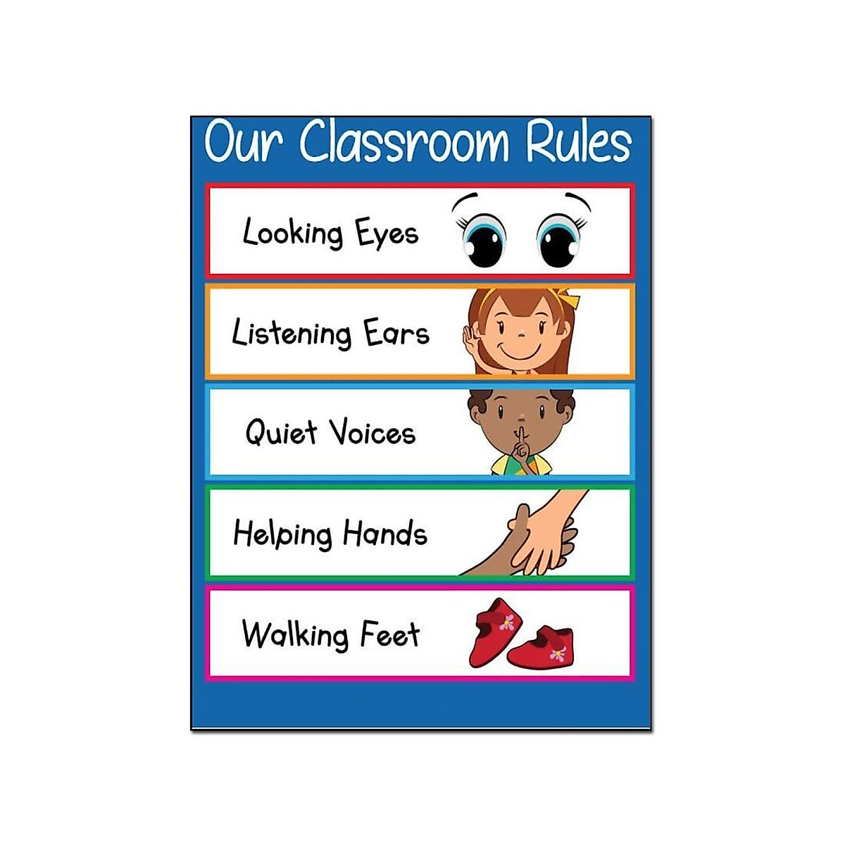 AOMACA Classroom Posters Preschool Classroom Rules Classroom Rules, Classroom Poster, Preschool RulesCanvas Painting Wall Art Poster Bedroom Living Room Decor8x10inch(20x26cm), 8x10inch(20x26cm)