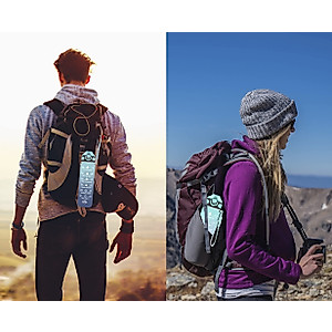 Enerbone 32 oz Water Bottle with Times to Drink and Straw, Motivational Drinking Water Bottles with Carrying Strap, Leakproof BPA & Toxic Free, Ensure You Drink Enough Water for Fitness Gym Outdoor