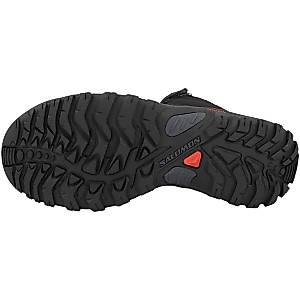 Salomon SHELTER CLIMASALOMON Waterproof Winter Boots for Women Snow, Black/Ebony/Wine Tasting, 9.5