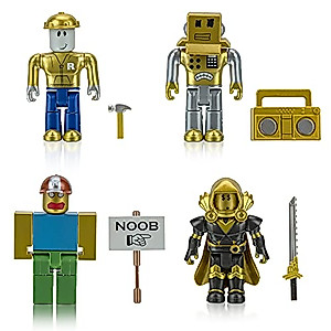 Roblox Action Collection - 15th Anniversary Roblox Icons Gold Collector's Set [Includes Exclusive Virtual Item]