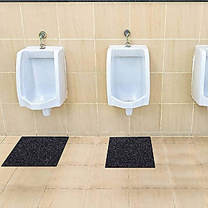 Cibicon Urinal Mats，Bathroom Floor Protector,Urinal Floor Mats,Toilet Urinal Mat,Absorbent Material,Waterproof Layer,Anti-Slip,Durable and Machine Washable (Urinal Mats: 24inches x 20inches)