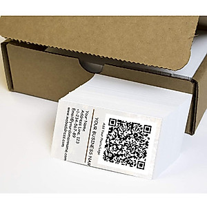 Custom Business Cards,200/500 Pcs Premium Custom Name Cards for Business, Double Sided Personalized 3.5" X 2" Personalized Card No Additional Charge
