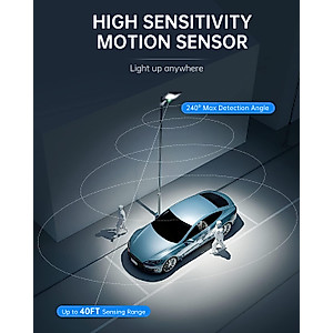 600W Solar Street Lights Outdoor ,20000mah high-capacity battery, 60000LM High Brightness LED Lamp, with Motion Sensor and Remote Control, for Parking Lot, Yard, Garden, Patio, Stadium, Piazza