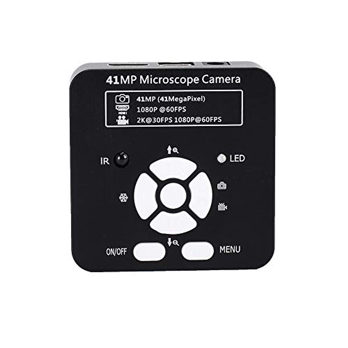 HAYEAR 41MP TV HDMI High Definition Video Microscope USB C-Mount Industrial Camera for Soldering Repair Lab Inspection 100-240V Power Plug