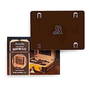 Boveda Metal Boveda Mounting Plate | For Use With One (1) Size 320 Boveda (Sold Separately) | Includes One (1) Mounting Magnet | 1-Count